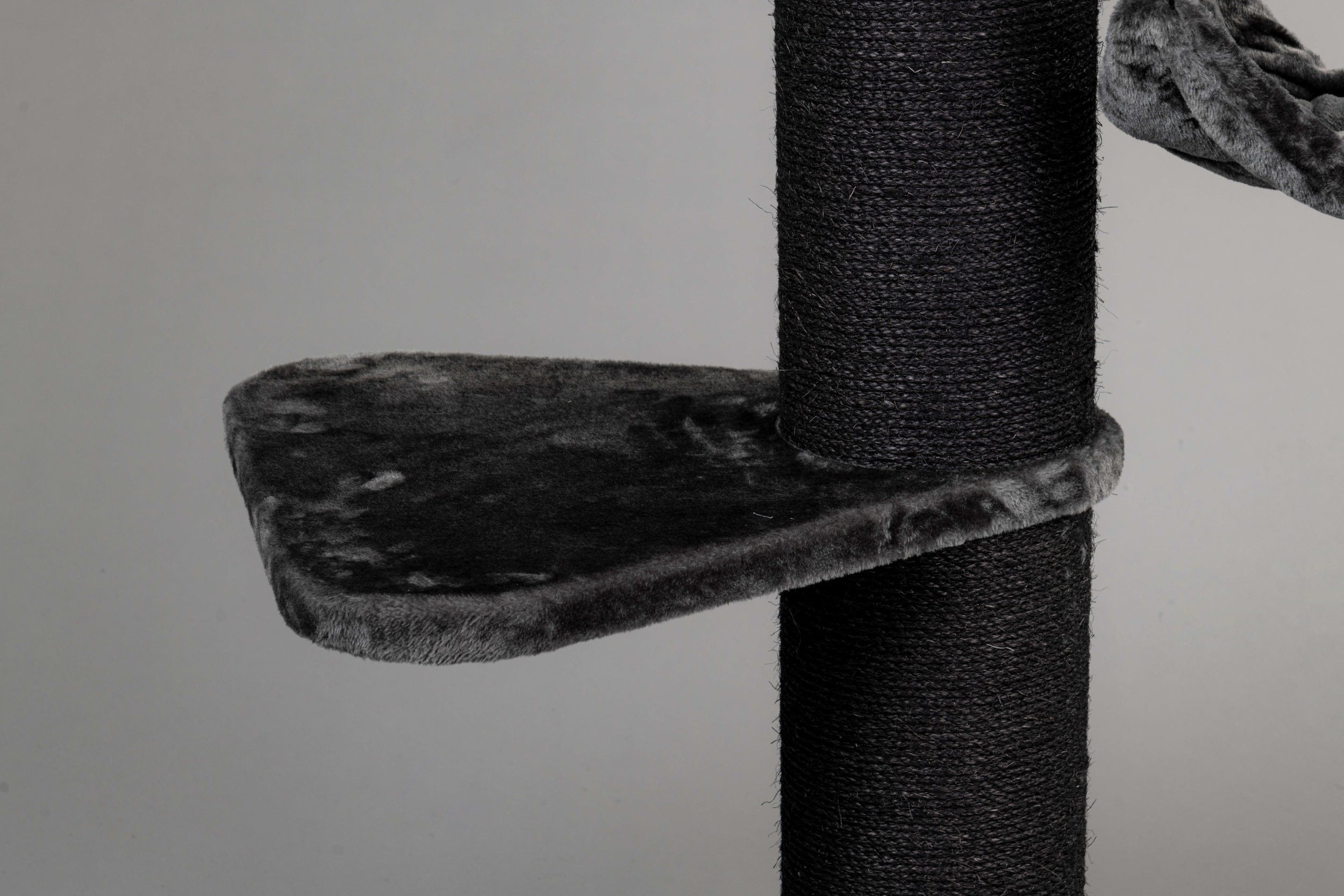 Dark Grey-Coloured Step – Large Cat Tree Lying Area from Cat Tree King