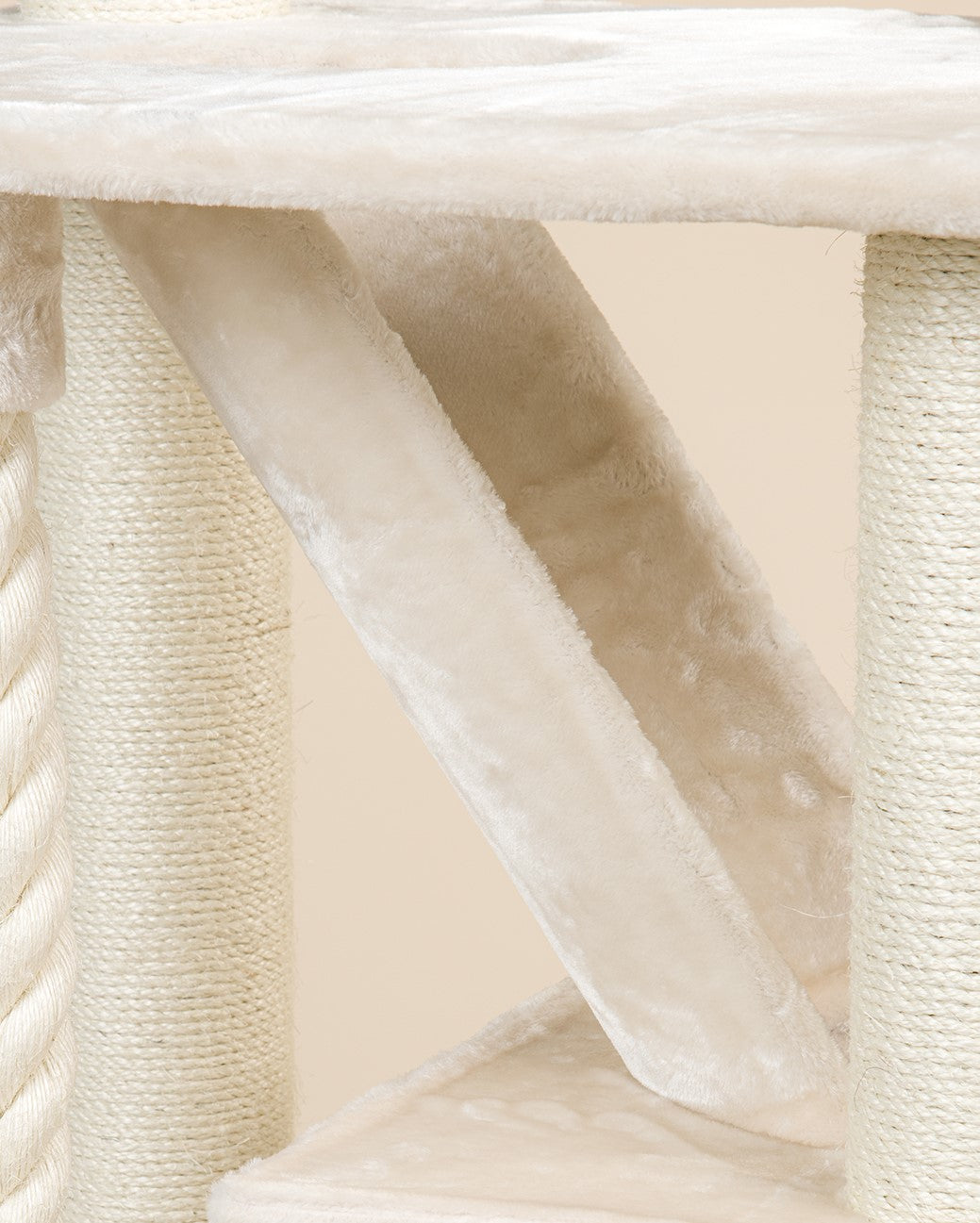 Slide Cat Condo / Cat Mansion Beige - Component from Cat Tree King