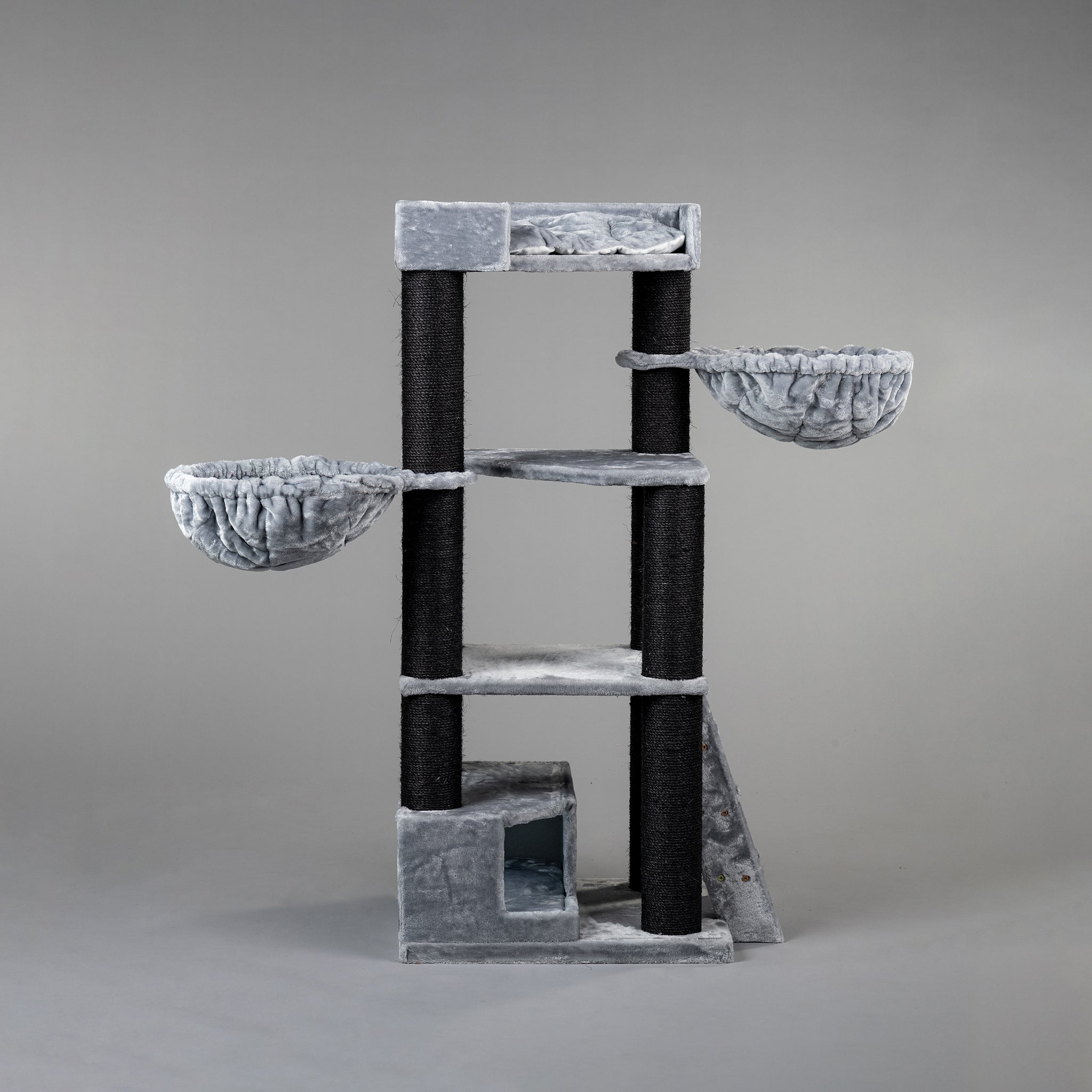 Cat Tree for large cats Corner Cat XXL (Blackline Light Grey ...