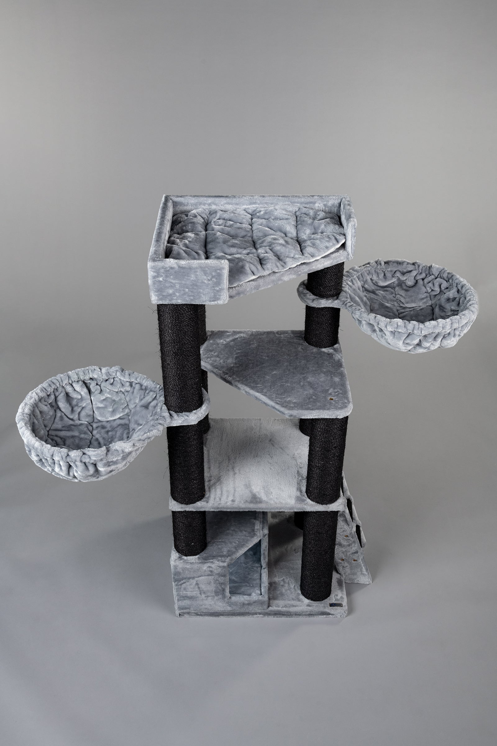 Cat Tree for large cats Corner Cat XXL (Blackline Light Grey ...