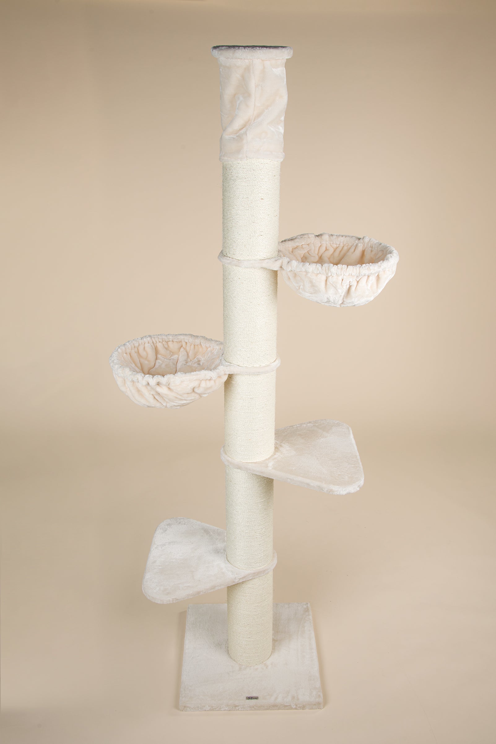 Cat Tree for large cats High Cat Tower (Beige) - CatTreeKing Australia
