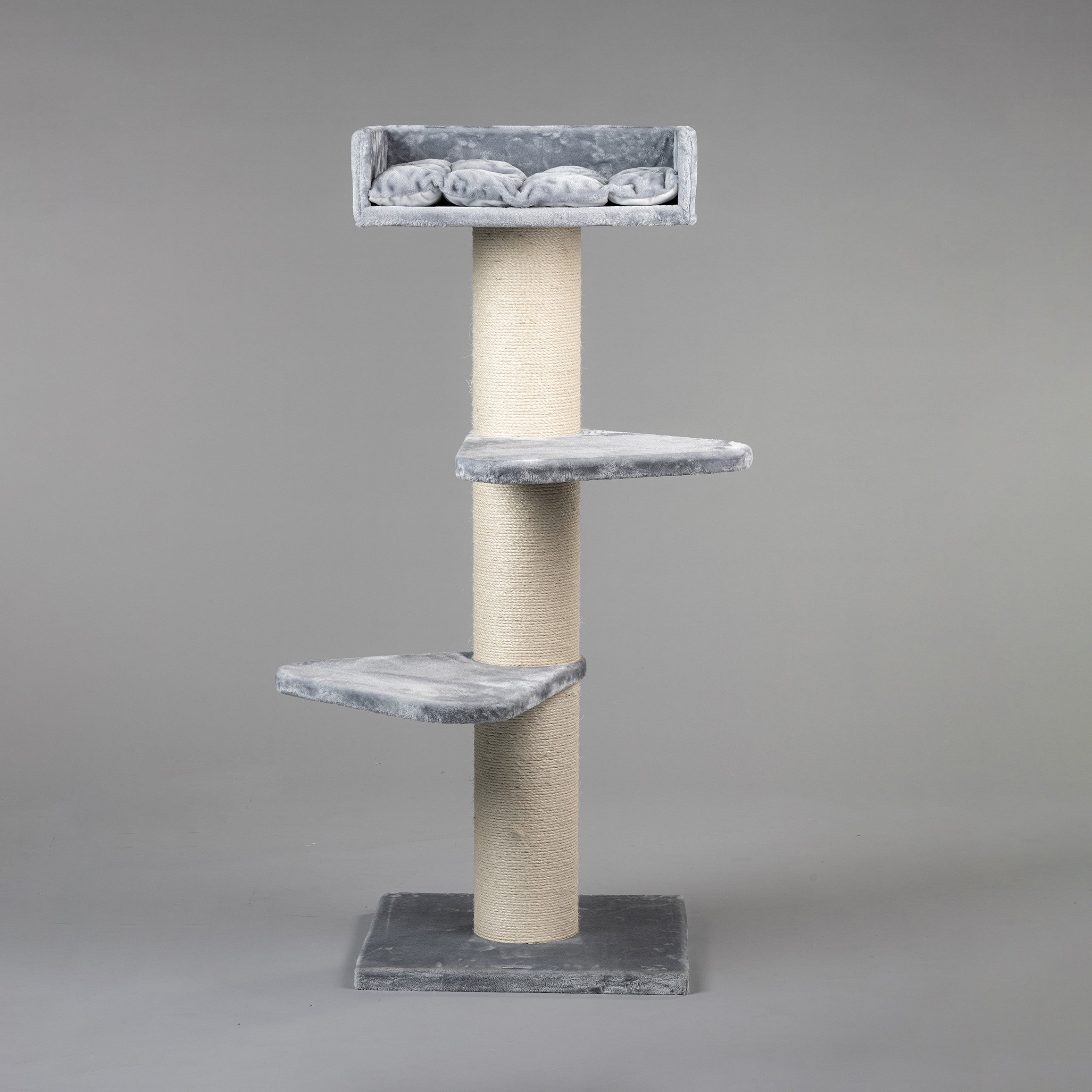 Cat Tree for large cats Royal Suite (Light Grey) - CatTreeKing Australia