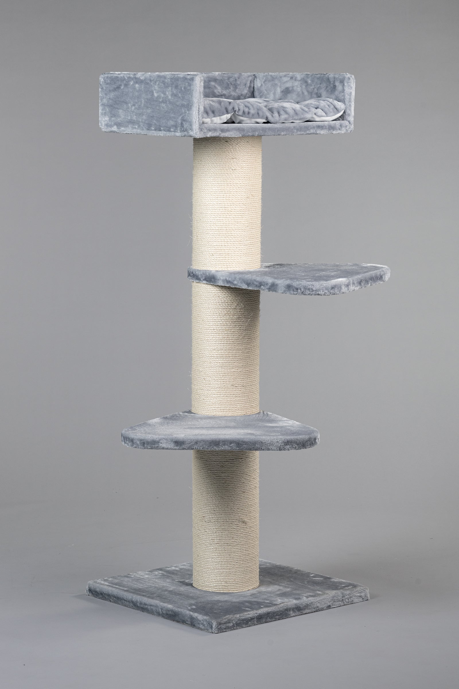 Cat Tree for large cats Royal Suite (Light Grey) - CatTreeKing Australia