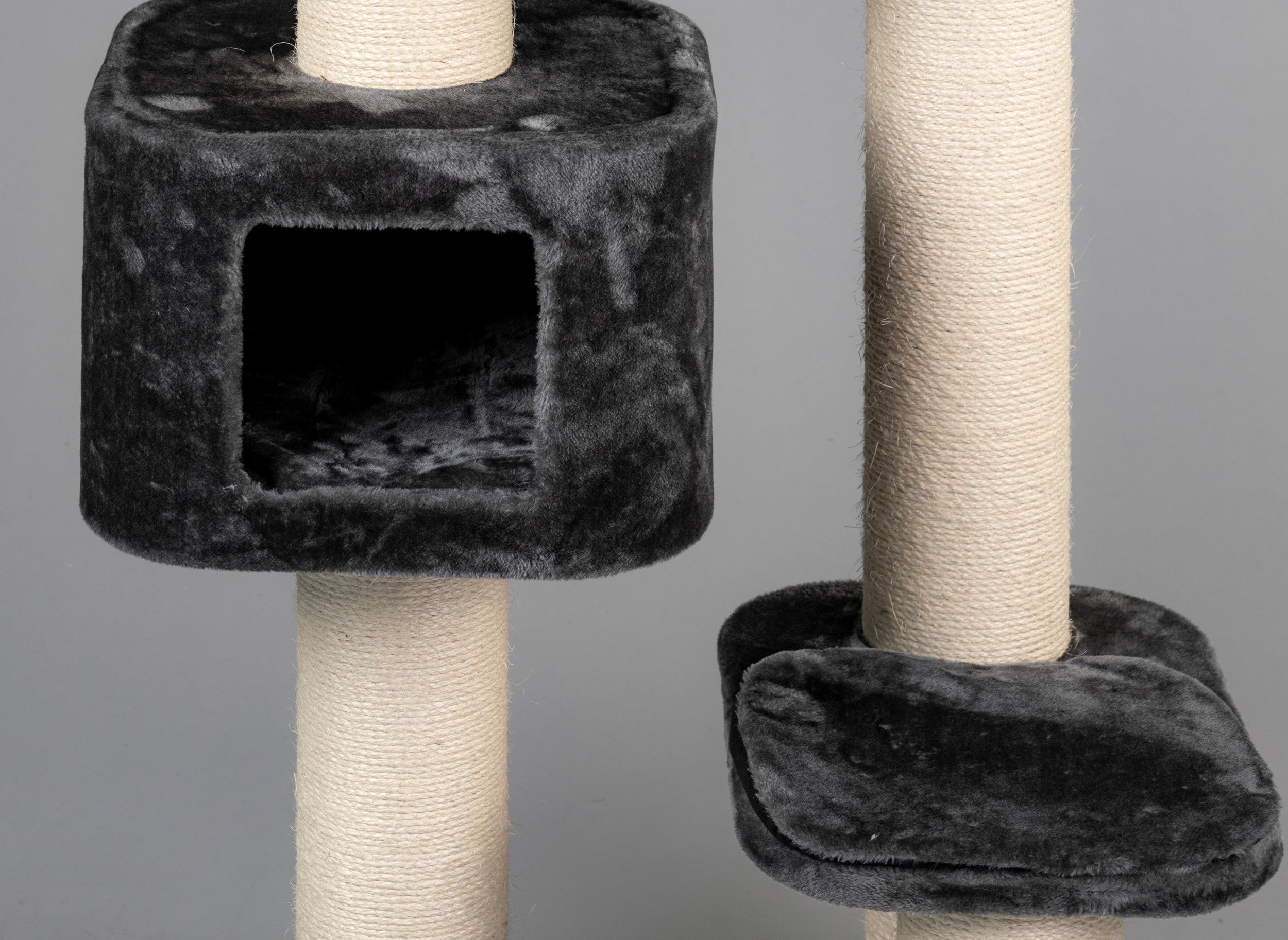 Cat Tree for large cats Big Cat Palace (Dark Grey) - CatTreeKing Australia